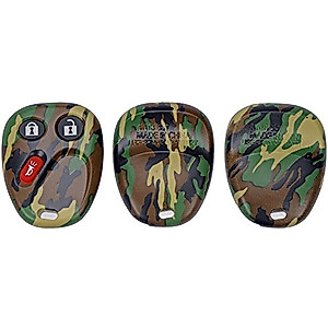 Dorman 13618GNC Keyless Entry Transmitter Cover Compatible with Select Models, Green Woodland Camouflage