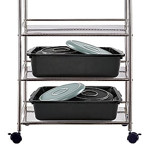 DynkoNA 8 Liter Plastic Bus Tub, Small Bus Box, 4-Pack