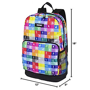FORTNITE unisex adult Amplify basic multipurpose backpacks, Bright Combo, One Size US
