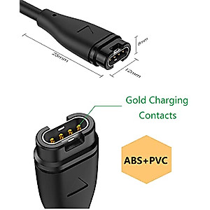 CHS Watch Charging for Garmin Watch, 3FT USB Garmin Charger & Data Transfer, for Garmin Fenix 7X 7 6X 6 6S 5 5X 5S Plus, Forerunner 935, Vivoactive 3, Approach S10 S40