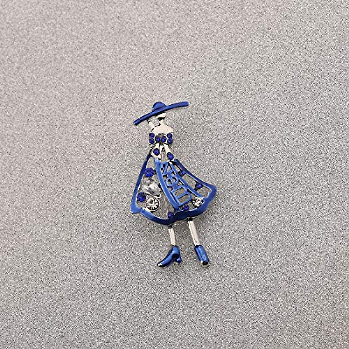 CHOORO Zeta Brooch Pin 1920 Greek Sorority Jewelry Gift for Finer Women(- Brooch)