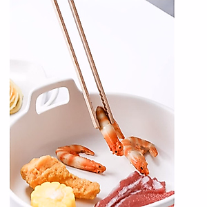 4 Pieces Natural Bamboo Toast Tongs, wood tongs, wooden tongs, bamboo tongs,10.2 Inches Long Tongs with Anti-slip Design,for cooking, toaster.