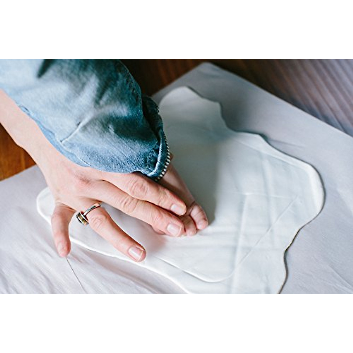 Pearhead Babyprints Baby Handprint and Footprint Deluxe Desk Photo Frame & Impression Kit, Tabletop Nursery Keepsake For Baby Girl Or Baby Boy, White