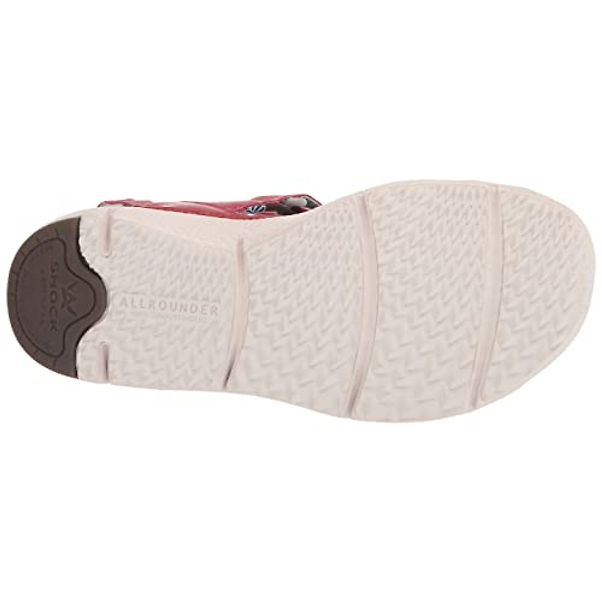 ALLROUNDER by MEPHISTO Women's Its Me Sandal, Red Soft, 8