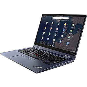 Lenovo ThinkPad 13 Pro Yoga Chromebook in Blue 2-in-1 Touchscreen Laptop AMD Athlon up to 3.3Ghz 64GB SSD 4GB DDR4 13.3in FHD Backlit Keyboard Dual Cam Chrome OS (C13-Renewed)