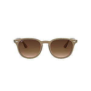 Ray-Ban RB4259 Round Sunglasses, Opal Beige/Brown Gradient, 51 mm