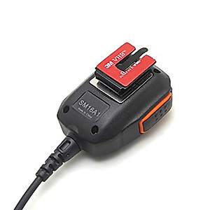 Kymate CB Mic Holder Mobile Radio Microphone Hang Up Clip for Yaesu Icom Vexter Motorola Kenwood MH48 MH36 HMN3596 HM133V HLN9073 GM300/340/950 CM200/300 Metal Hook Stick to Car 2Pack