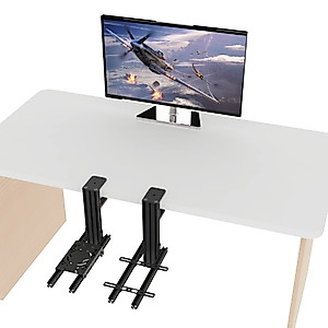 Hikig 2 Set The Desk Mount for The Flight Sim Game Joystick, Throttle and Hotas Systems Compatible with Logitech X56, X52, X52 Pro, Thrustmaster T-Flight Hotas,Thrustmaster T.16000M, Thrustmaster TCA