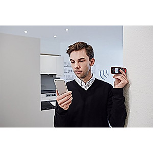 Leica DISTO D2 New 100m/330ft Metric Imperial Laser Distance Measure with Bluetooth 4.0 - Black/Red