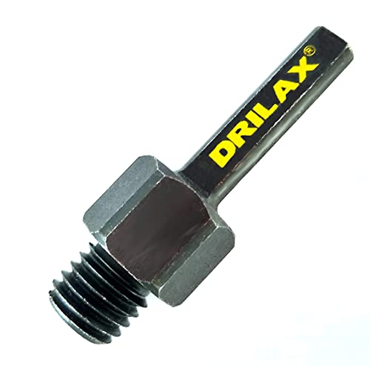 Drilax Diamond Core Drill Bit Adapter 5/8 Inch - 11 Female Arbor To 3/8 Inch Triangle Male Shank Female Thread Back Holders To Regular Drill