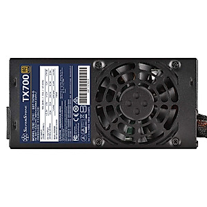 SilverStone Technology 700W Fixed Cable TFX Power Supply 80 Plus Gold TX700-G (SST-TX700-G)