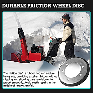 TonGass 04743700 Snowblower Friction Wheel Disc Replacement Compatible with Ariens Snow Blower 00300300, 00170800, 1720859, Snow Blower Parts for Ariens Snowblower