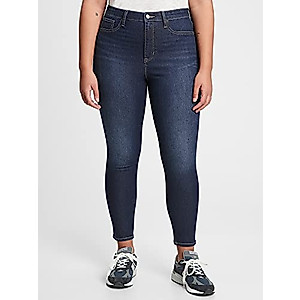 GAP Womens High Rise Favorite Jegging Jeans, Dark Moon, 28 Regular US