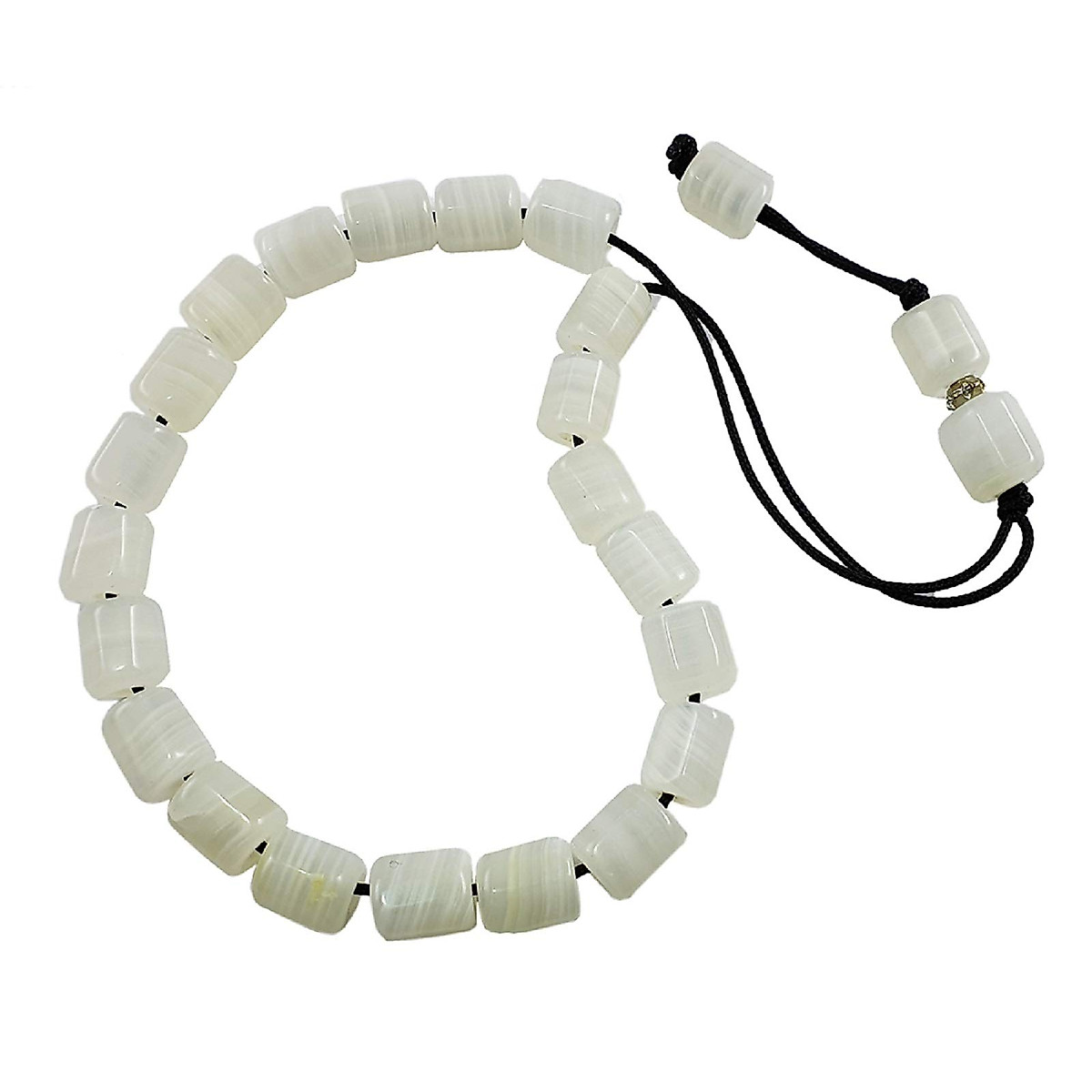 Greek Komboloi Worry Beads Natural Onyx Kompoloi 21 Beads 13mm Collectible