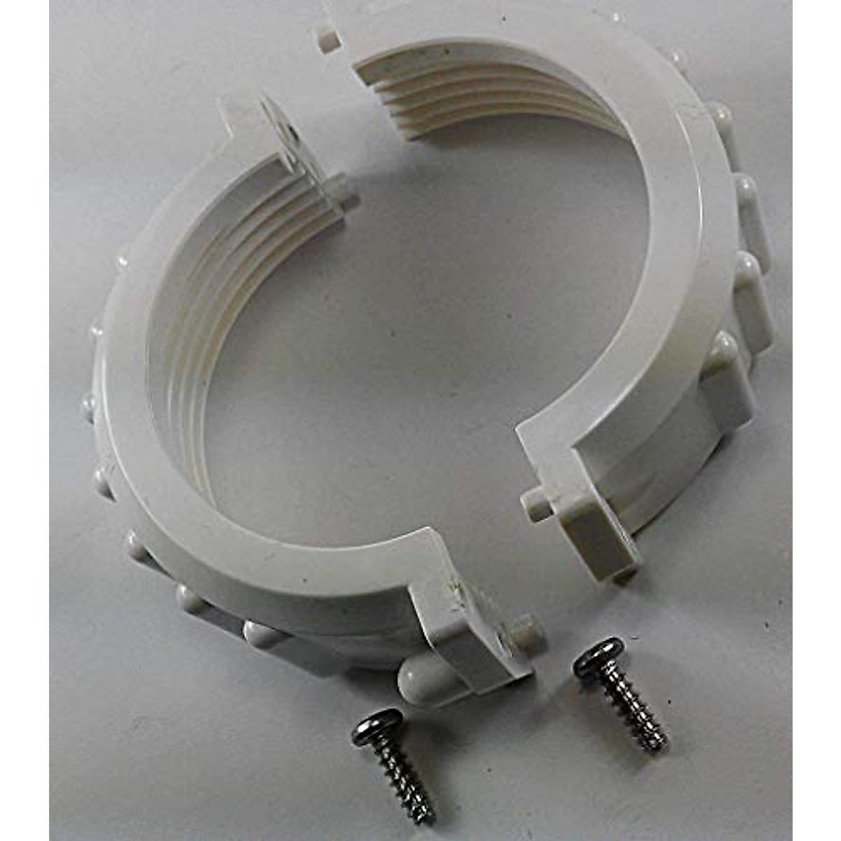 UCEDER 1pcs Spa Hot Tub Heater Split Nut Unions with Screw and 1 pcs Heater Gasket/O-Rings(Actual Size 3 Inch,Suitable for 2 Inch Heater Assemblies)