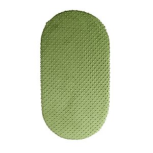 Baby Bassinet Sheet for Boy Girl Unisex Cradle Sheets for Bassinet Pad/Mattress Fitted Oval Bassinet Mattress Bassinet Pads (Sage)