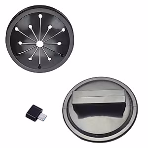 3 Inch Garbage Disposal Splash Guard Collar Sink Garbage Disposal Splash Guard Sink Stopper Universal Rubber Food Waste Disposer for Whirlaway, Waste King, Sinkmaster and GE Models Type-C Convertor