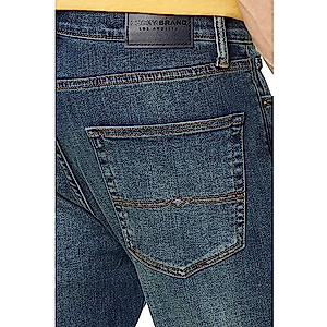 Lucky Brand Men's 410 Athletic Straight Coolmax Stretch Jean, Blue