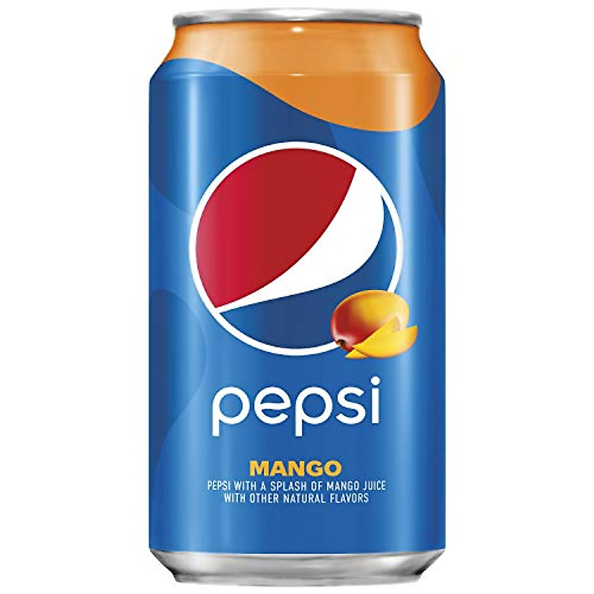 Pepsi Cola Soda Pop, Mango, 12oz Cans (12 Pack)