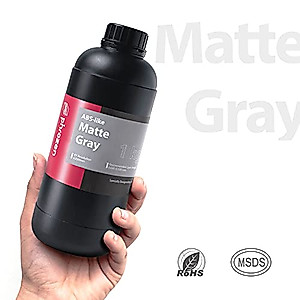Phrozen 3D Printer ABS-Like Matte Gray Resin,405nm DLP LCD UV-Curing Photopolymer Resin for General Modeling and Prototyping, High Precision Printing, Low Odor, Non-Brittle (1kg)
