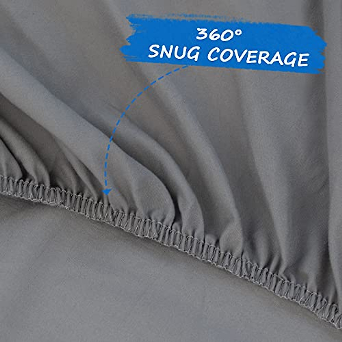 Bassinet Sheet Set 2 Pack Fitted Bassinet Sheets for Baby Boy, Universal Microfiber Soft Cradle Sheets for Oval Rectangle and Hourglass Bassinet Mattress, Grey and Navy