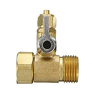 Brass Feed Ball Valve Water Filter Adapter Tee Connector Faucet Reverse Osmosis System for Home Water Taps Faucet
