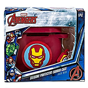 Marvel Iron Man AirPods Case Cover for Apple Airpods Compatible with Apple AirPods 1 & 2 Charging Case