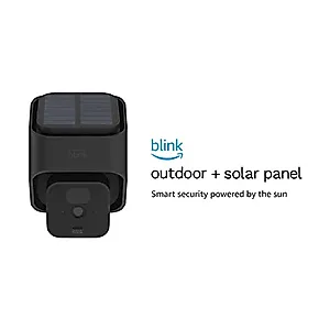 Blink Outdoor (3rd Gen) + Solar Panel Charging Mount – wireless, HD smart security camera, solar-powered, motion detection – Add-on camera (Sync Module required)