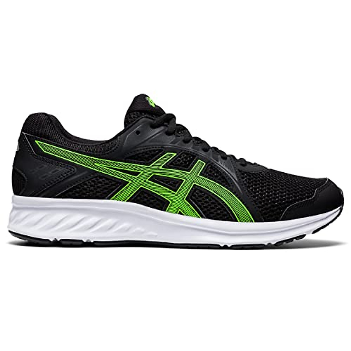ASICS Men's Jolt 2 Running Shoes Black/Green Gecko 10 M US