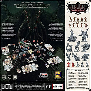 Cthulu: Death May Die Board/ Horror/ Mystery/ Cooperative Game for Adults and Teens | Ages 14+ | 1-5 Players | Average Playtime 90-120 Minutes | Made by CMON