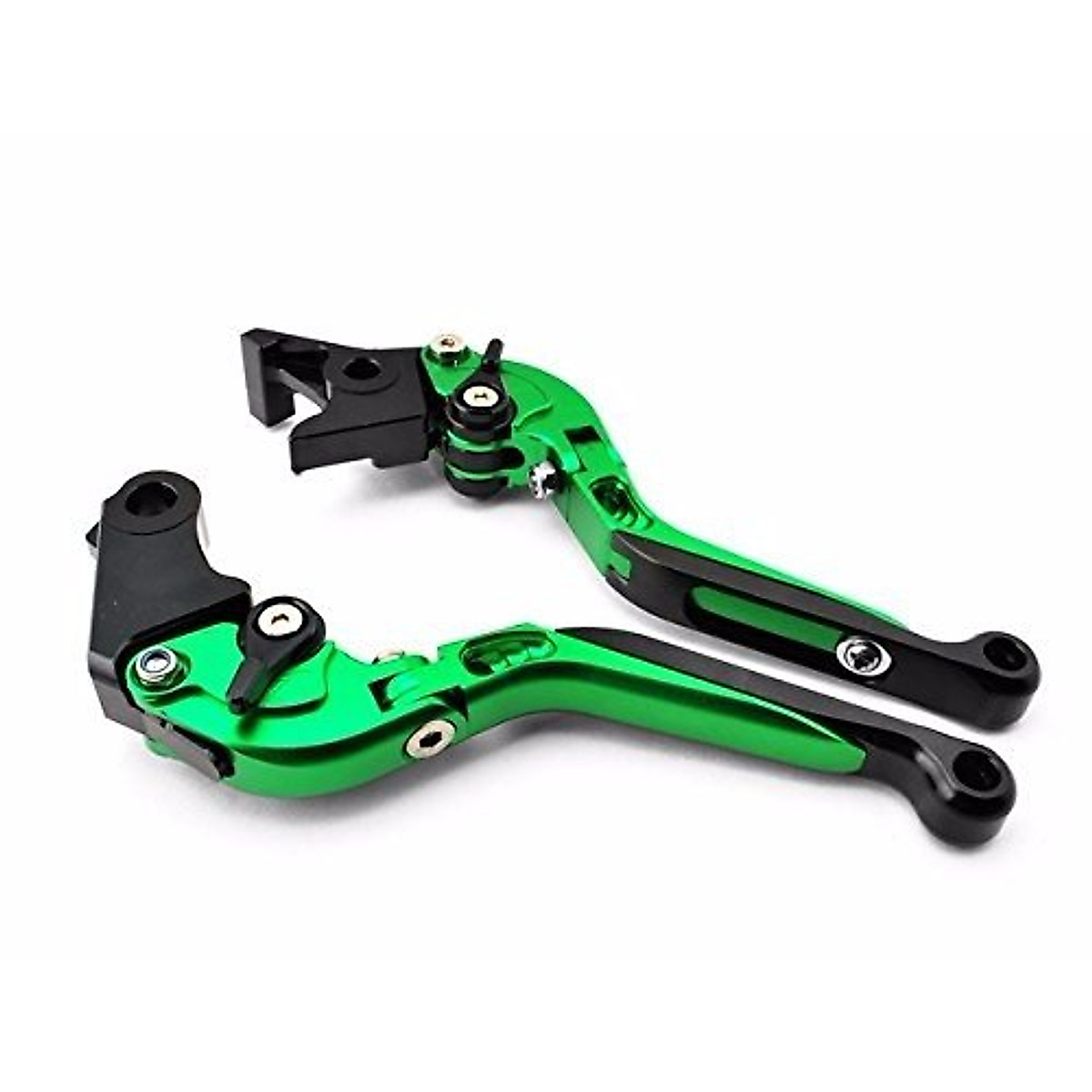Niree Foldable Extendable Brake Clutch Levers for Yamaha YZF R1 2004-2008 YZF R6 2005-2016 R6S CANADA VERSION 2006 R6S EUROPE VERSION 2006-2007 Green