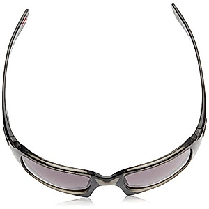 Oakley Men's OO9238 Fives Squared Polarized Rectangular Sunglasses, Grey Smoke/Warm Grey, 54 mm
