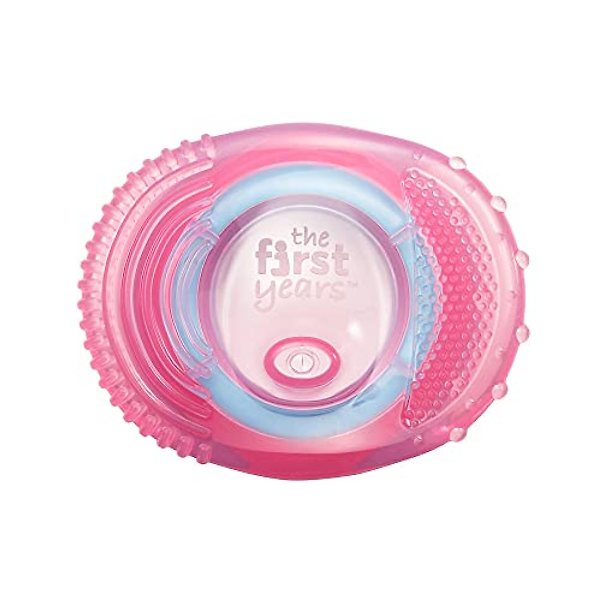 The First Years SenseAbles Teethe-Around Silicone Sensory Trainer Cup, 7 oz - Pink