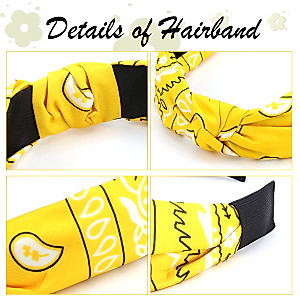 TOBATOBA Knotted Paisley Hair Bandanas - 10 Pack Wide Turban Headbands, Vintage Boho No Slip Fashion Headbands for Women