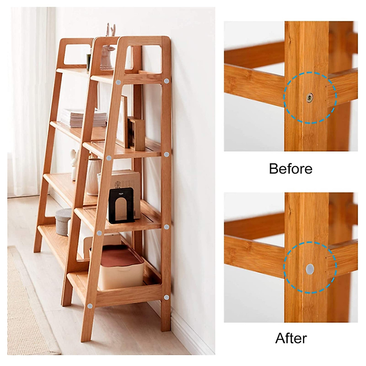 INCREWAY Screw Covers, 100pcs Gray Plastic Screw Cap Hinged Fold Over Caps Rubber Dust Washer Flip Tops with Storage Box (Gray)