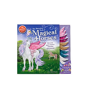 Klutz The Marvelous Book of Magical Horses: Dress Up Paper Horses & Their Fairy Friends Book , 10.25" Length x 0.75" Width x 9.5" Height