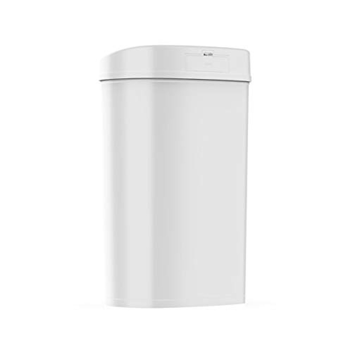 Mainstay Motion Sensor Trash Can, 13.2 Gallon, White Stainless Steel