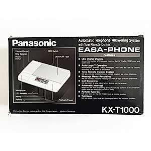 Easa-Phone Panasonic Cassette Tape Answering Machine