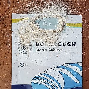 Cultures for Health Rye Sourdough Starter | Heirloom Style Dehydrated Culture for Baking Artisan Bread | DIY Rye Bread, English Muffins, Noodles, Waffles, & More | Non-GMO Prebiotic Sourdough Bread