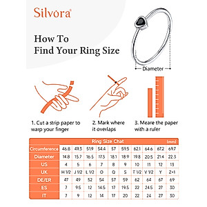 Silver Wedding Band for Woman Heart Cubic Zirconia Jewelry