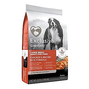 Exclusive | Signature Large Breed Chicken & Brown Rice Comfort Care | Adult Dog Food | (30 Pound (30 lb.) Bag)
