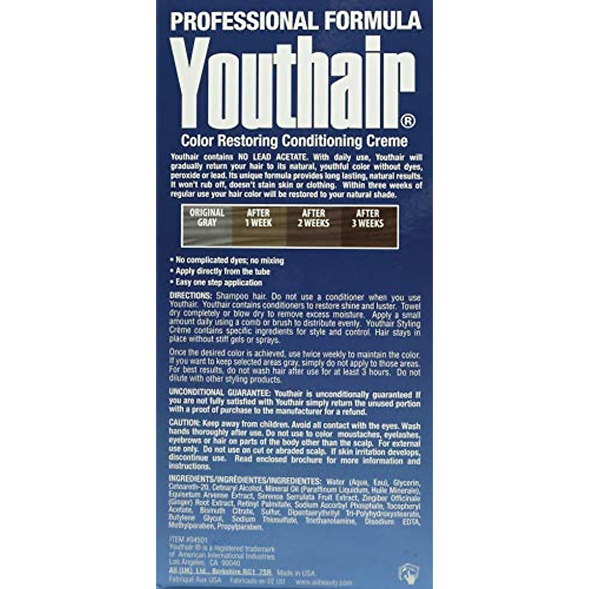 Youthair Creme Lead-Free, 3.75 Fl Oz (Pack of 3)
