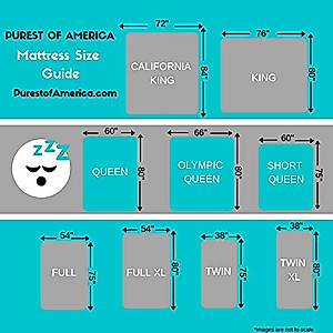 8 Inch Cal King Size Flipable Double Sided Memory Foam & High Density Foam Mattress