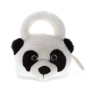 DolliBu Panda Plush Handbag - Super Soft Plush Stuffed Animal Purse for Children's Accessories, Kids Hand Bag Toy Purse, Pretend Play, Fluffy Dress Up Toy Purses for Girls & Boys