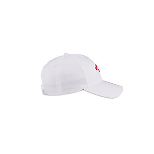 Callaway Golf Women's Heratige Twill Cap Collection Headwear (White/Coral)