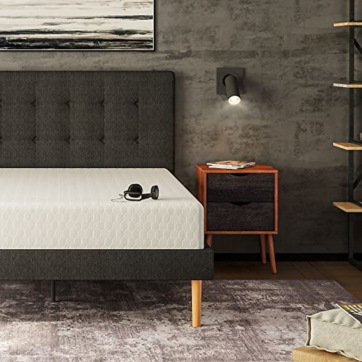 CIC Memory Foam Cooling Mattress, 8" Queen Size