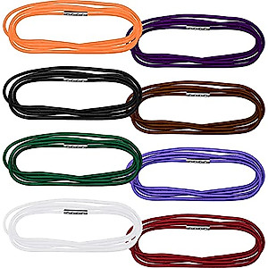 8 Pieces 3.28 Ft trash can bands large Rubber Bands Garbage Can Bag Holder 13-30 Gallon Garbage Can, Colorful Litter Box Band Loop for Trash Can Outdoor, 8 Colors