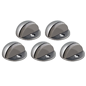 Design House 181883 Dome Door Stops, 5-Pack, Satin Nickel