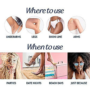 Veet Ready-To-Use Waxing Kit For Women | Wax Strips For Body Hair Removal, Wax Kit For Ingrown Hair Treatment, Personal Care Product, Hair Remover | 40ct Waxing Strips, 4ct Body Wipes