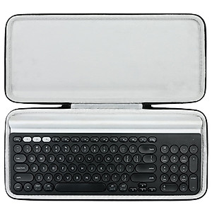 Khanka Hard Travel Case Replacement for Logitech K780 Multi-Device Wireless Keyboard